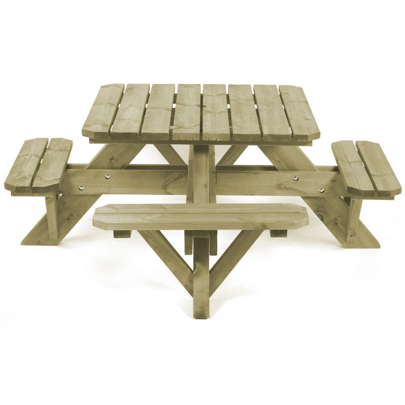 Ambleside 8 Seat Round Commercial Picnic Pub Table